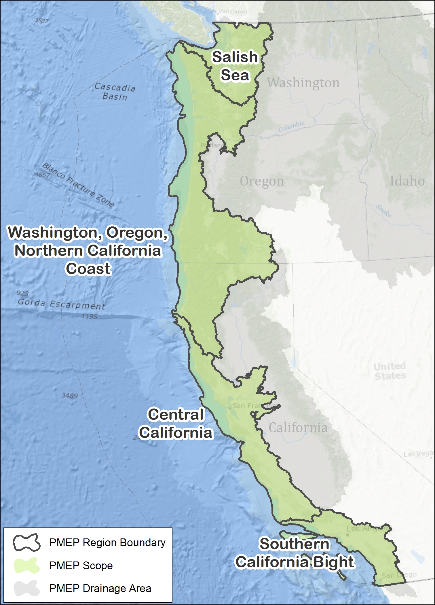 Geographic Scope | Pacific Marine and Estuarine Fish Habitat Partnership